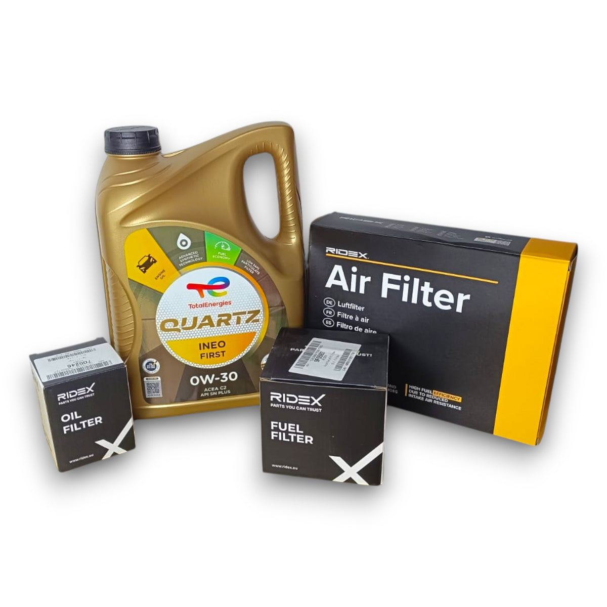 Kit Filtros y Aceite Total 0W30 1.5 BlueHDi Peugeot Citroën Opel DS – Emgi