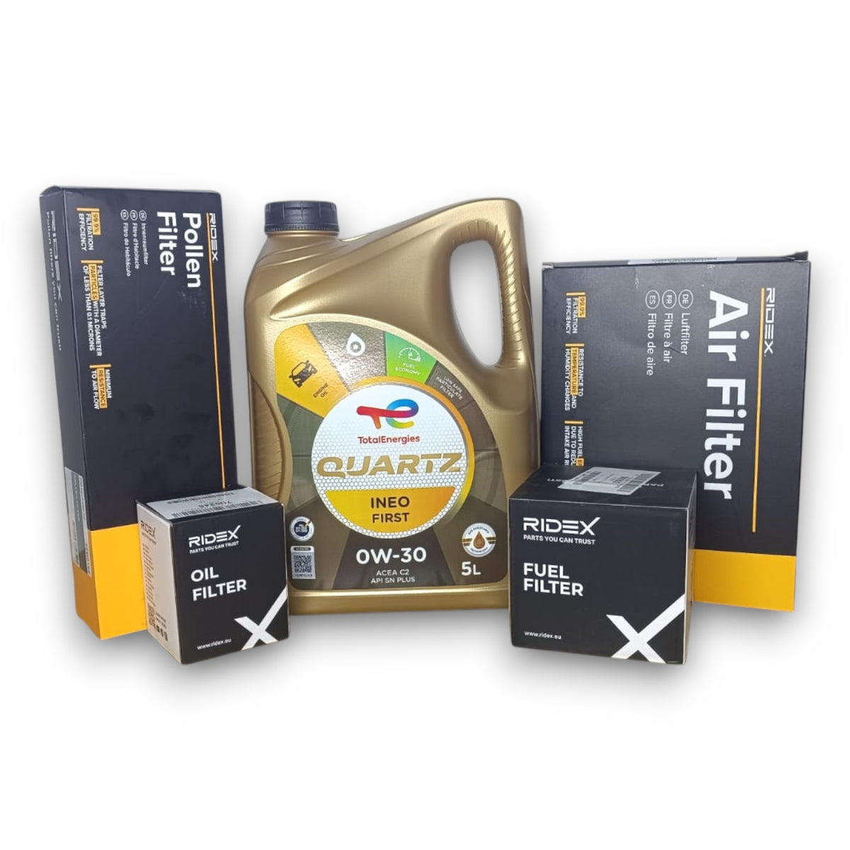 Kit Filtros y Aceite 0w30 Peugeot 3008 5008 C5 Aircross 1.5 BlueHDi – Emgi